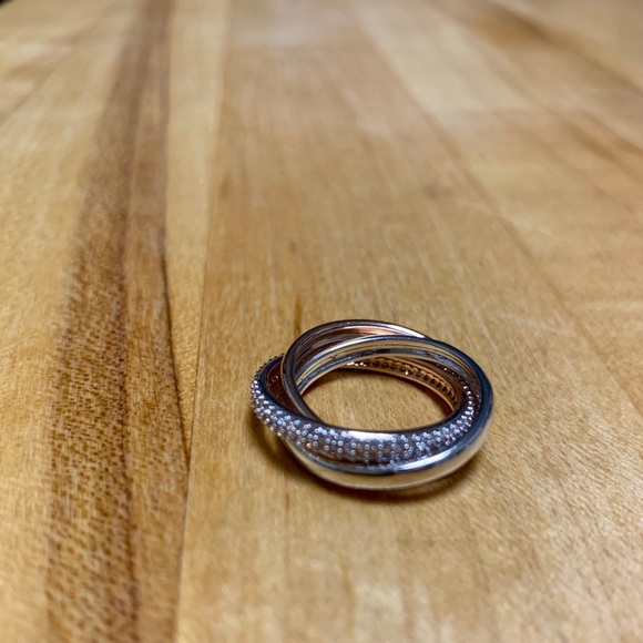 Nadri | Jewelry | Nadri Trinity Eternity Pave Cz Ring | Poshmark